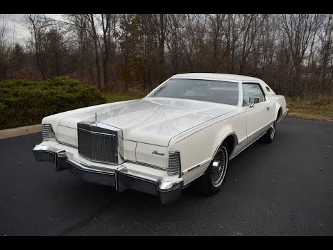 460 V8 Powered 1975 Lincoln Continental Mark IV Test Drive - YouTube