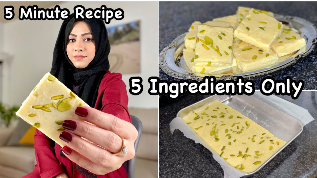 Barfi In 5 Minutes | Milk Powder Barfi | How To Make Barfi | Soft Malai ...