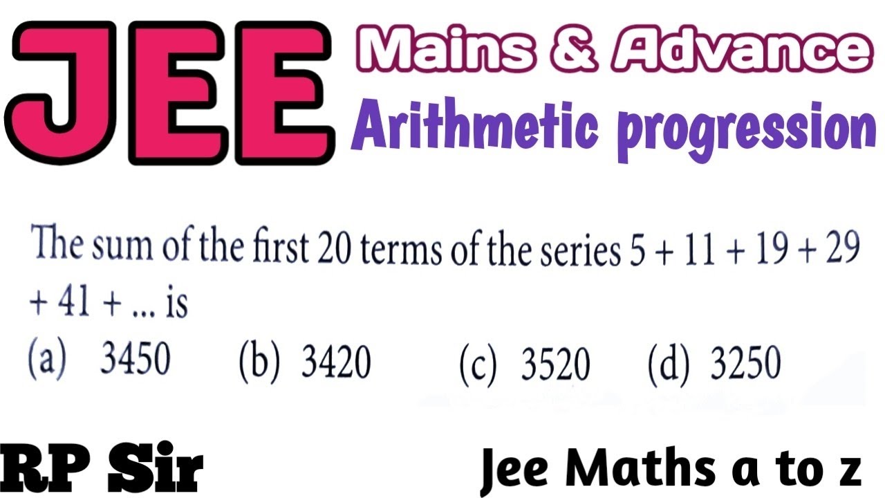 The sum of the first 20 terms of the series 5+11+19+29+41+... is - YouTube