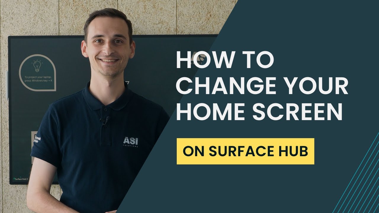 How to change your Surface Hub Home Screen - YouTube