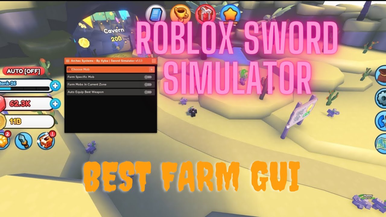 ROBLOX SWORD SIMULATOR OP GUI - YouTube