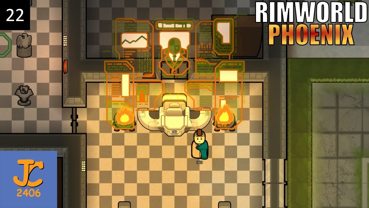 The Start Of A Better Throne Room – RimWorld “Phoenix” Part 22 - YouTube
