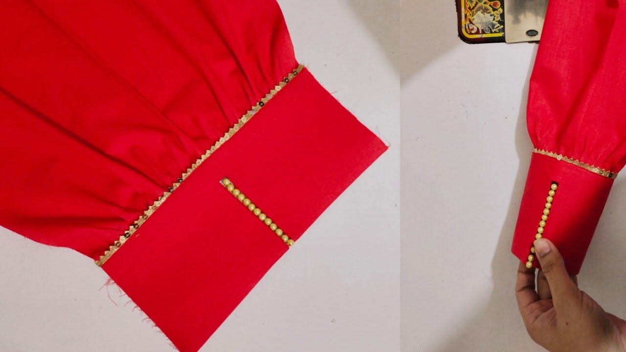 Cuff sleeve design | cuff sleeves cutting and |cuff sleeve#cuffsleeves ...