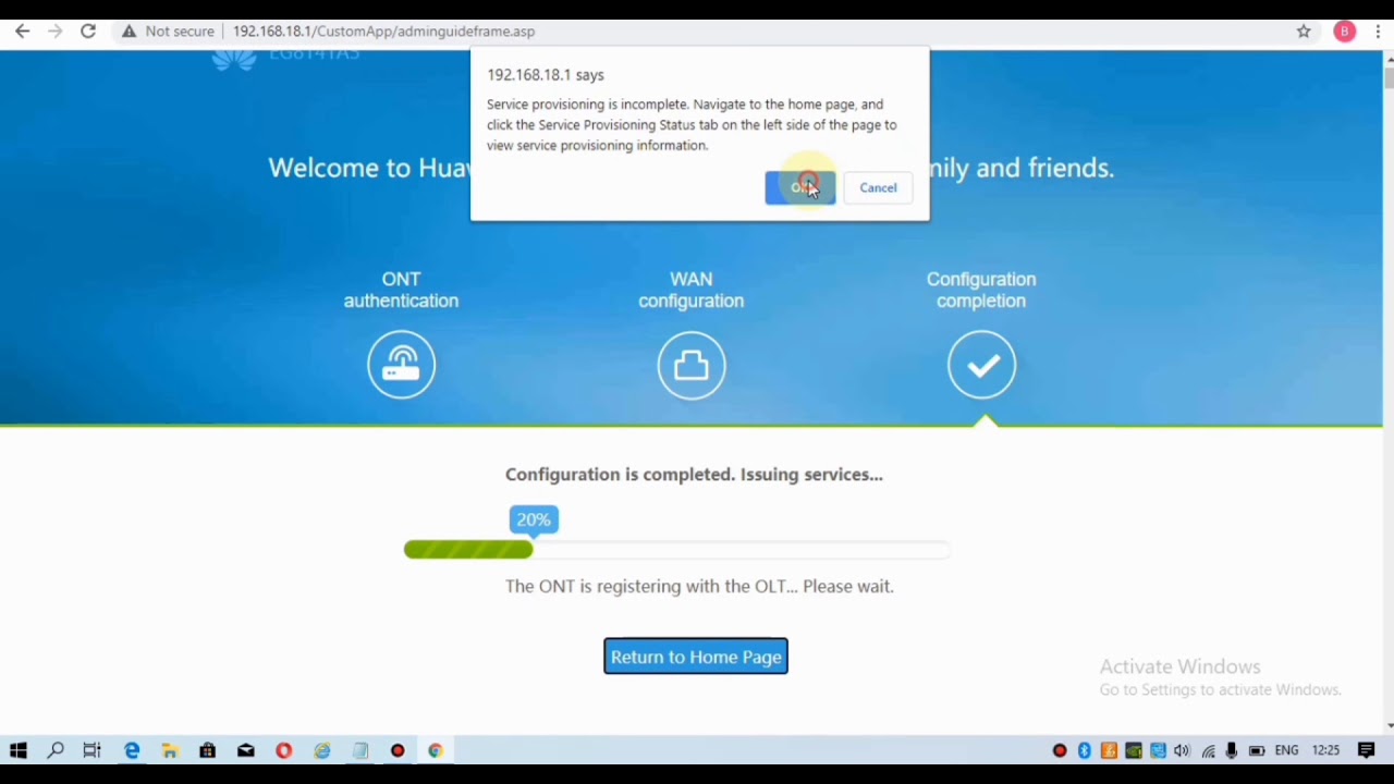 HUAWEI ONT WAN CONFIGURATION - YouTube