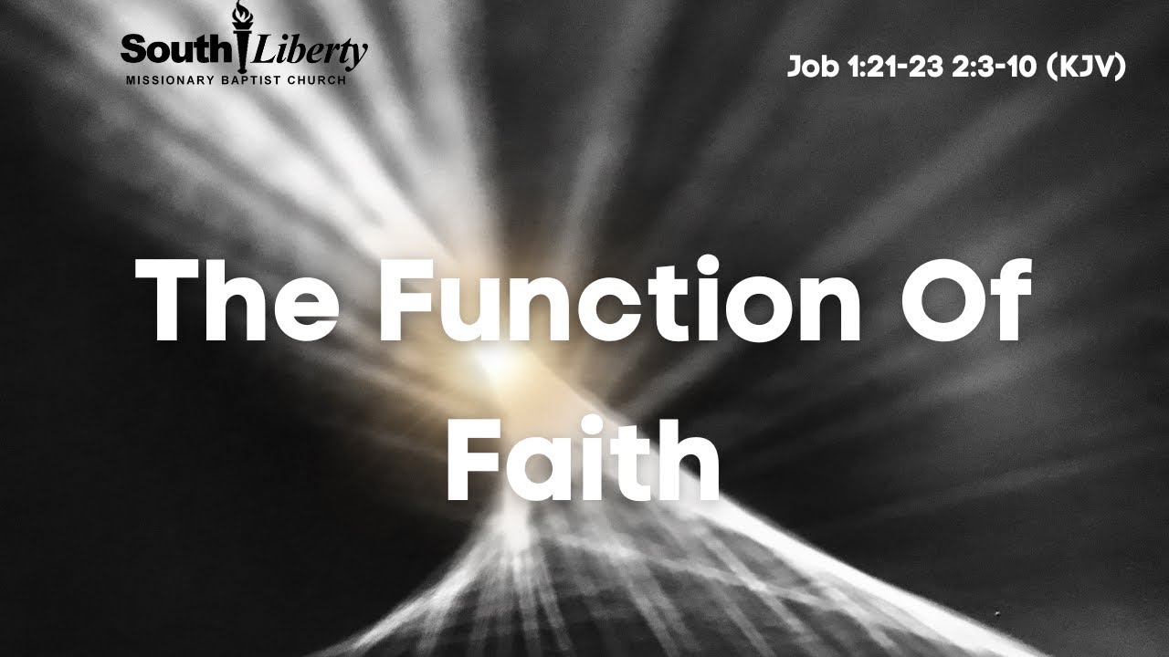 "The Function of Faith” Full Enhanced Sunday Morning Service - YouTube