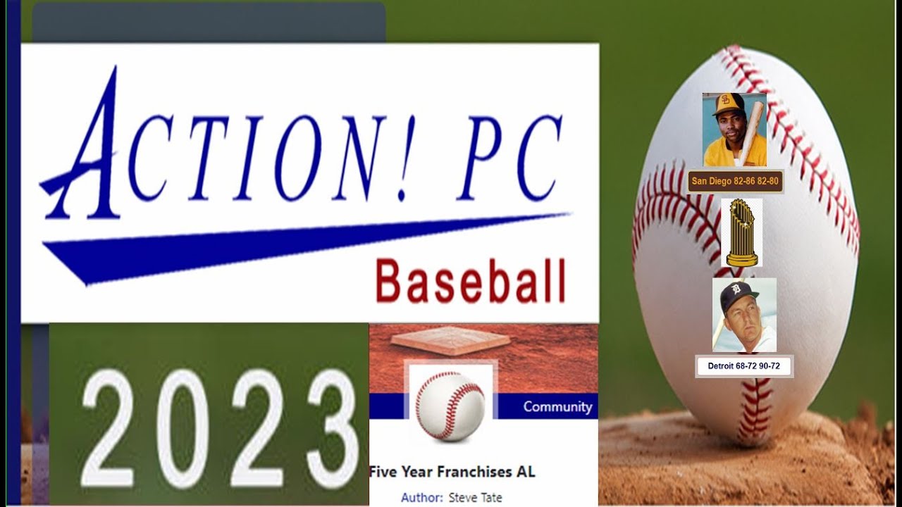 Action PC Baseball 2023 - 5 year Franchise Teams San Diego Padres 82-86 ...