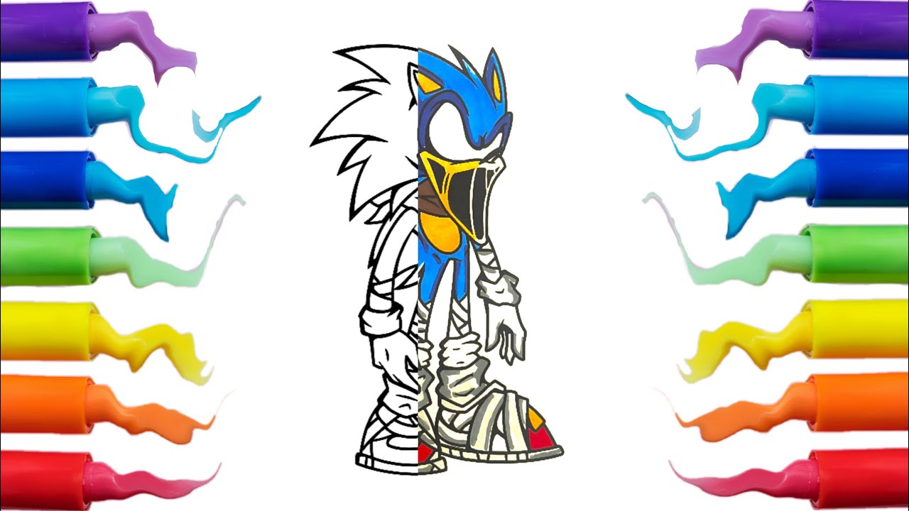 Sonic the Hedgehog coloring pages |sonic Halloween |different Heaven ...