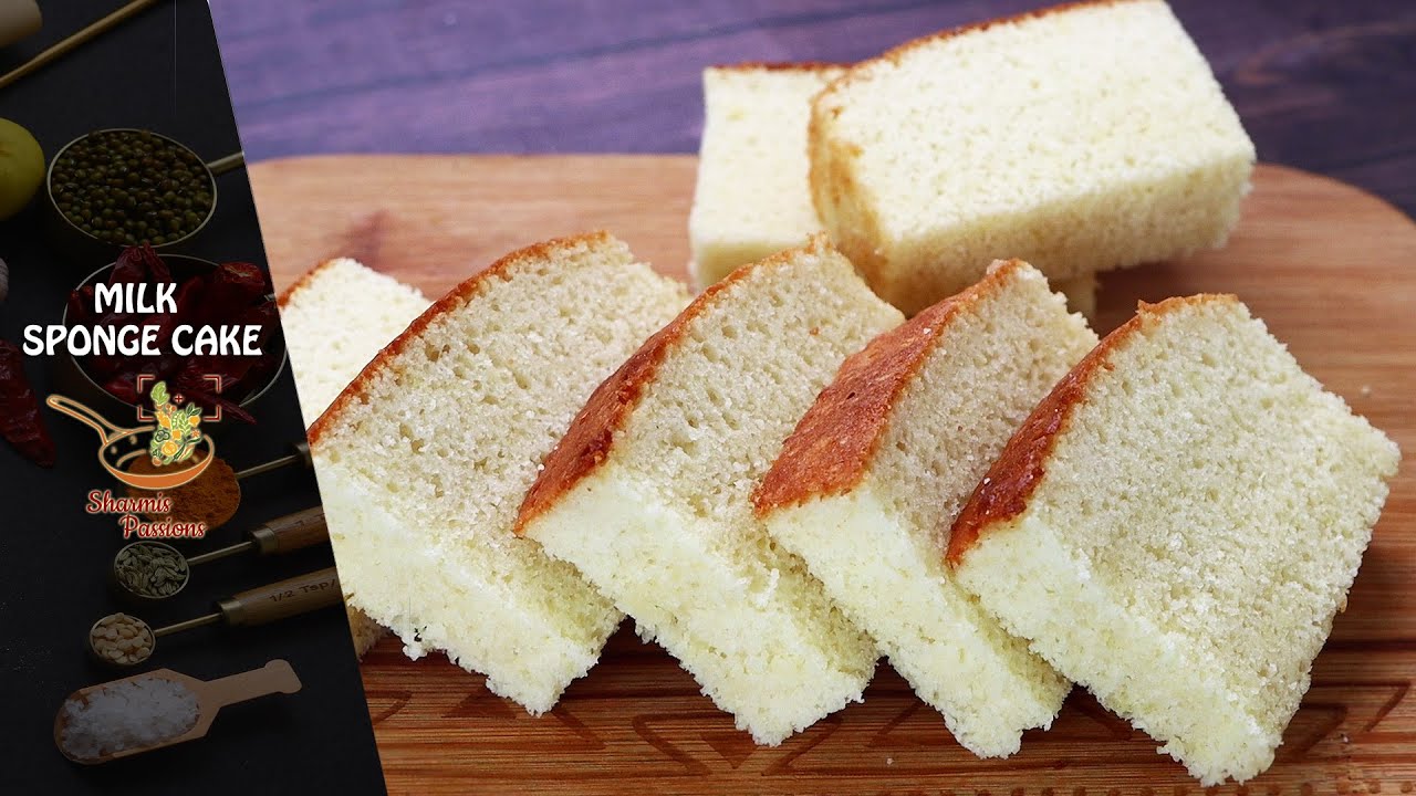Hot Milk Sponge Cake Recipe (Just 5 ingredients) - YouTube