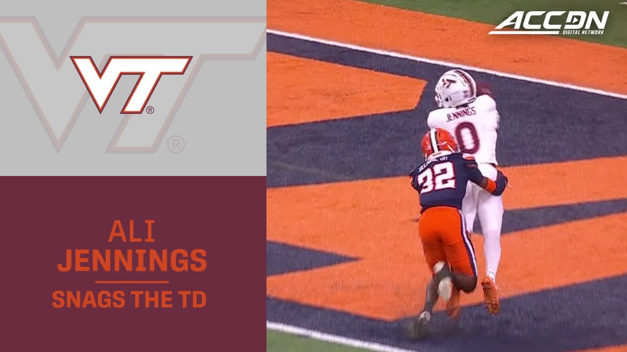 VT's Collin Schlee Fires A Dart To Ali Jennings For 6 - YouTube