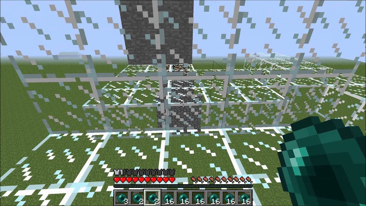 Minecraft Trick - Glitching Through Blocks With Ender Pearls - YouTube