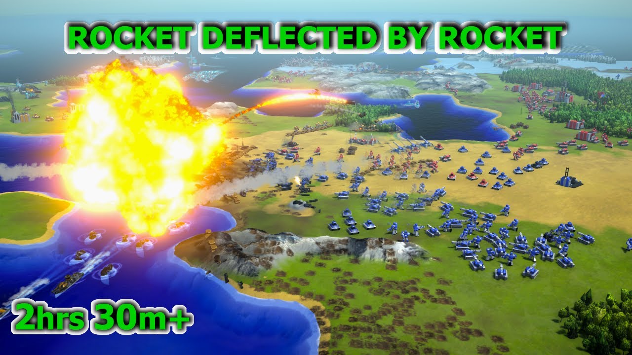 Best Longest Battle I Think I've Seen - Rocket Deflects Rocket! - 2v2 ...