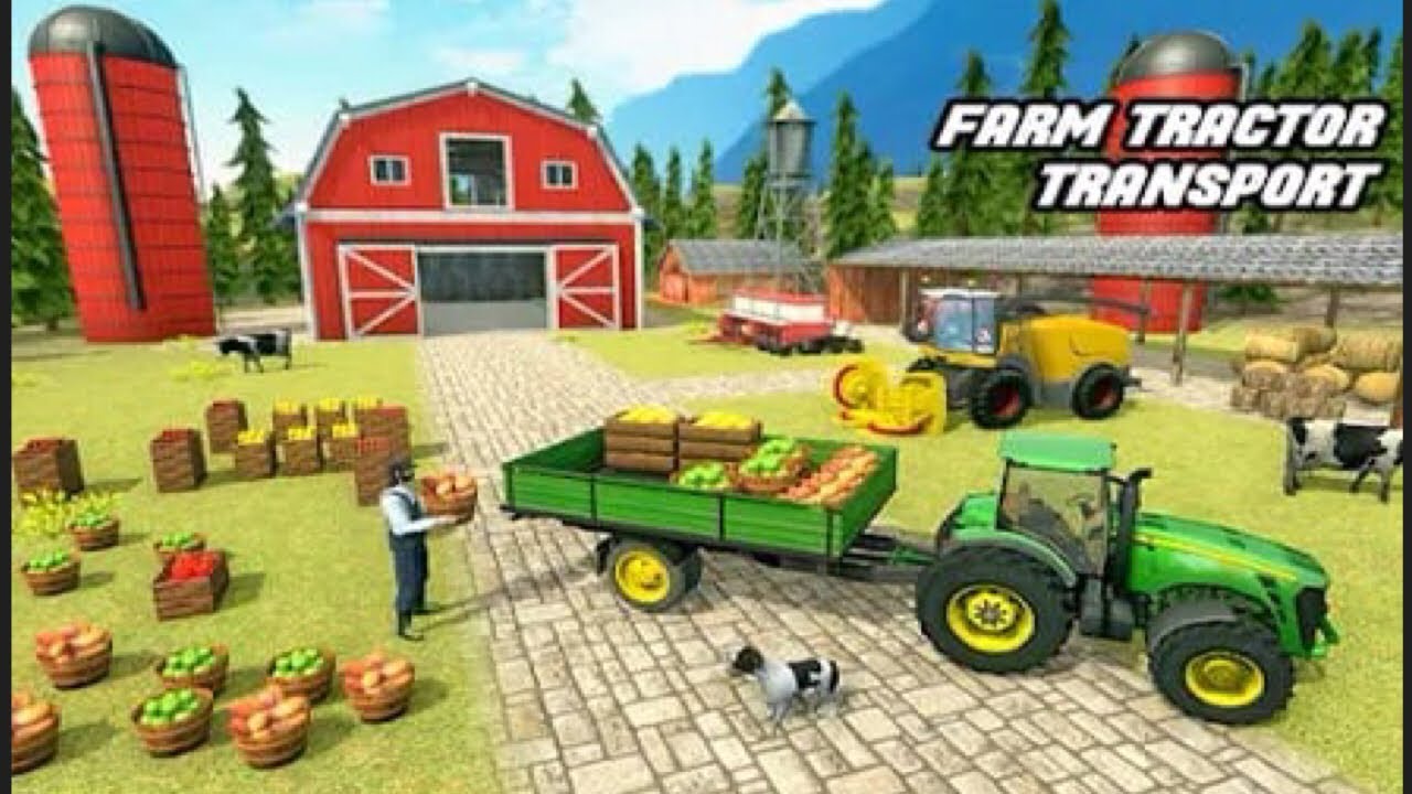 Heavy Tractor Trolley Cargo Simulator 3D- Farming Tractor Driver ...