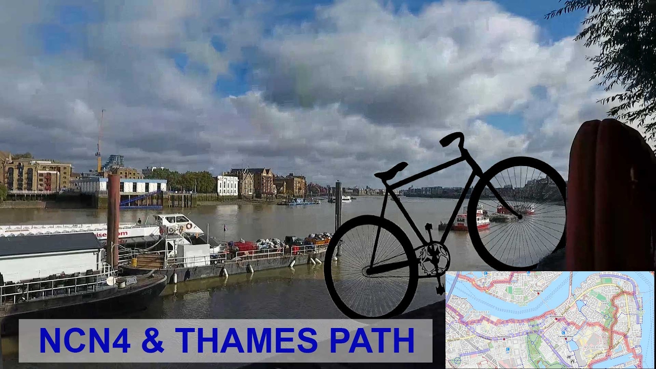 Thames Cycle Path from the Tower to Greenwich: 15 of 18 LCL videos ...