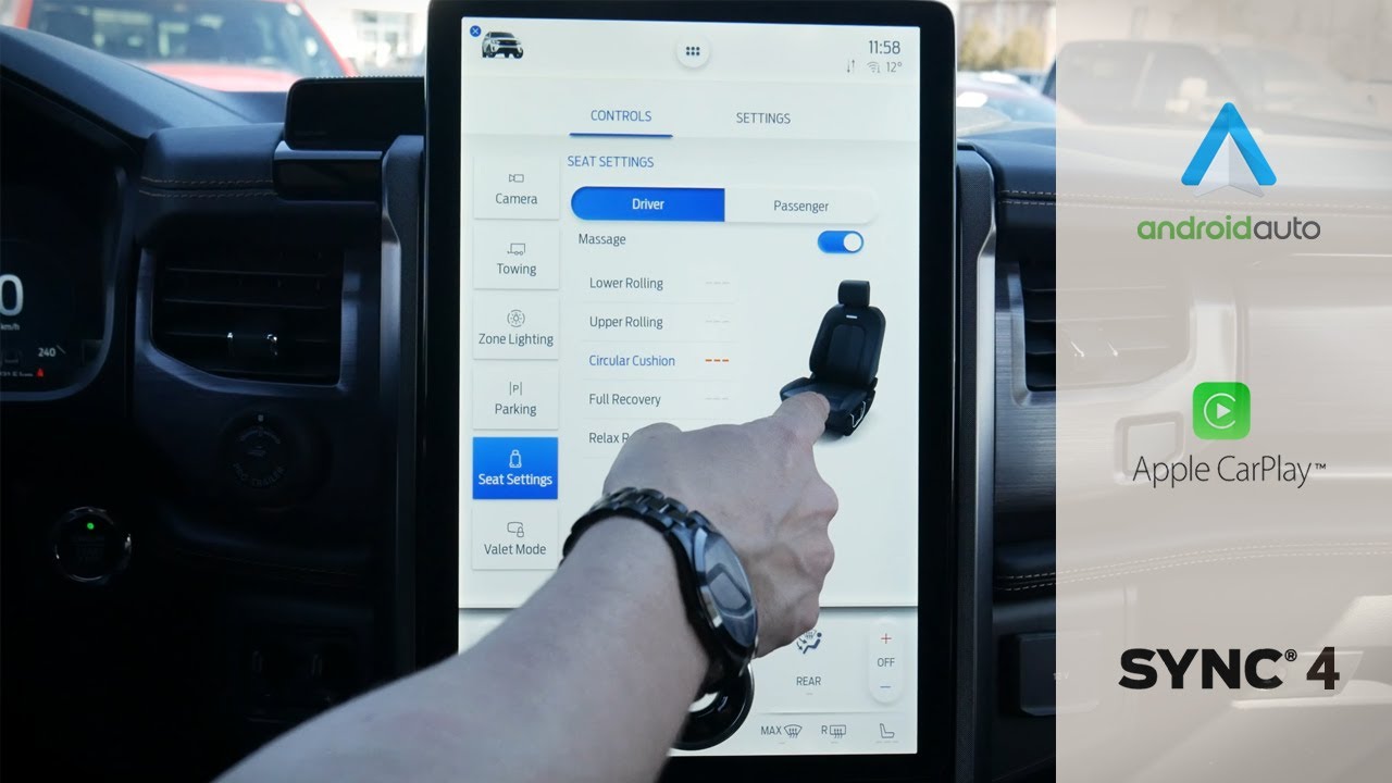 Sync4 Media Screen in the 2022-2023 Ford Expedition | Connecting a phone, using navigation and ...