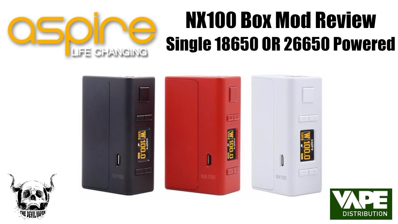 Aspire NX100 Box Mod Review - YouTube