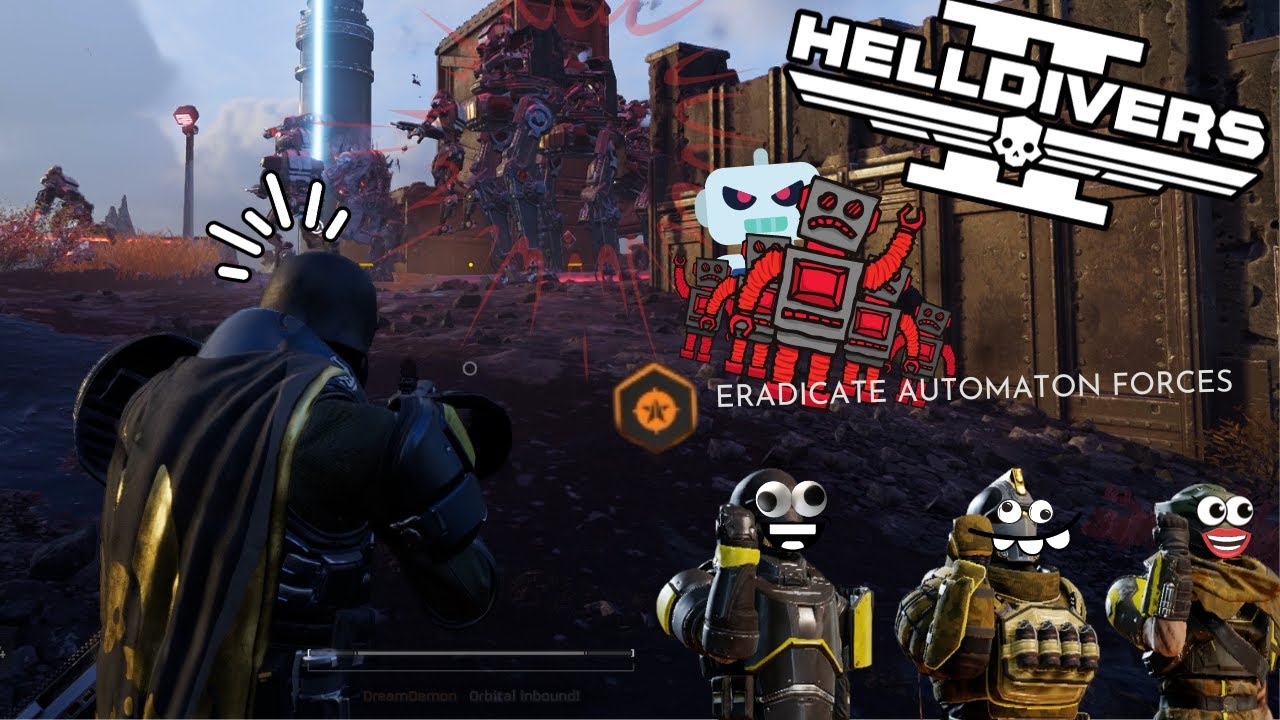 I DON'T REMEMBER INVITING THE NEIGHBORHOOD OVER FOR BBQ (Helldivers 2) - YouTube