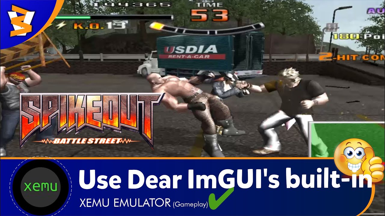 XEMU v0.5.4-42- Spikeout: Battle Street (Playable/Gameplay) - YouTube