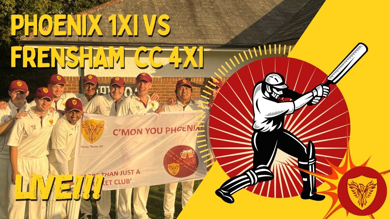 LIVE!!!! Frimley Phoenix CC 1st XI v Frensham CC 4th XI - YouTube