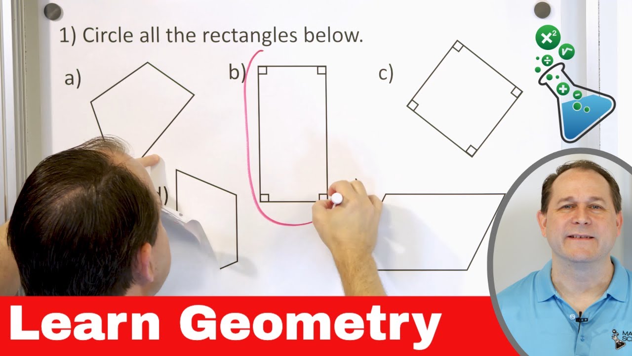 Classifying Quadrilaterals in Geometry - YouTube