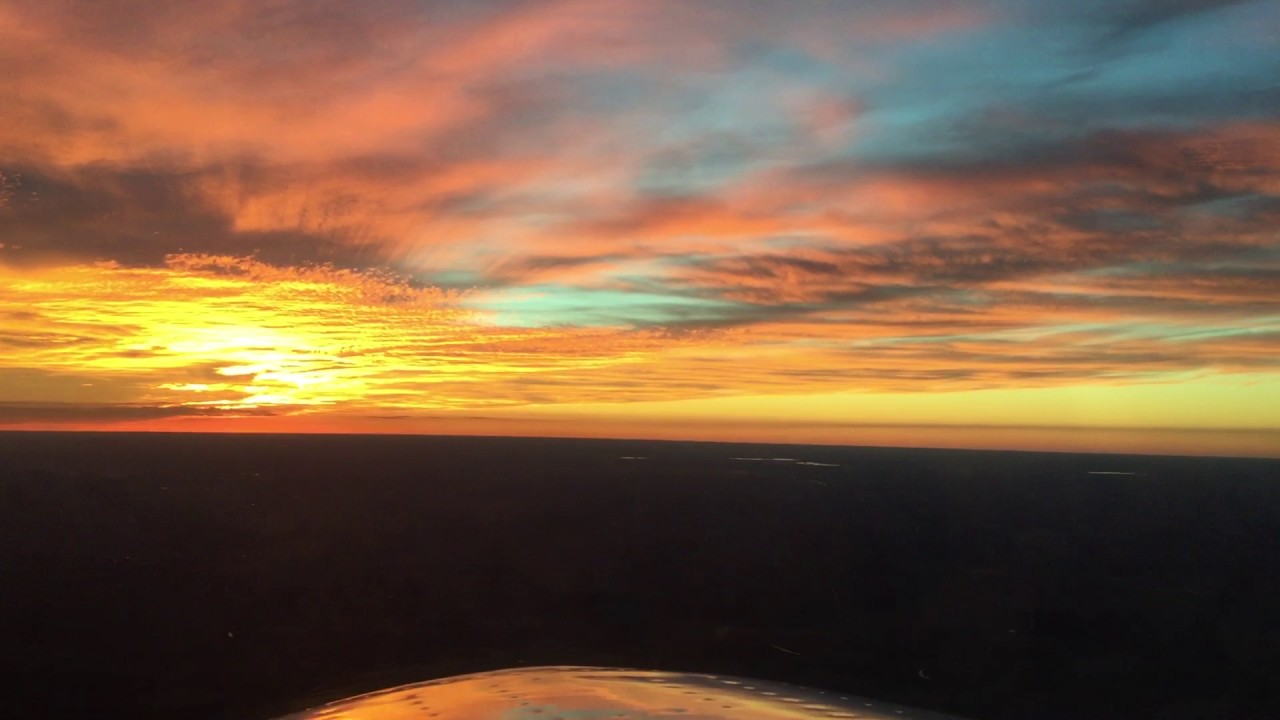 West Texas Sunset From 8,000 Feet! - YouTube