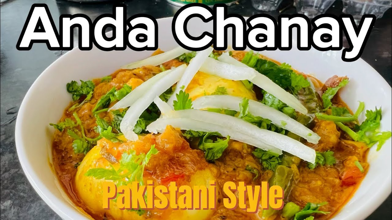 Anda Chanay | Pakistani Style Chickpeas Egg Curry | Easy And Quick ...