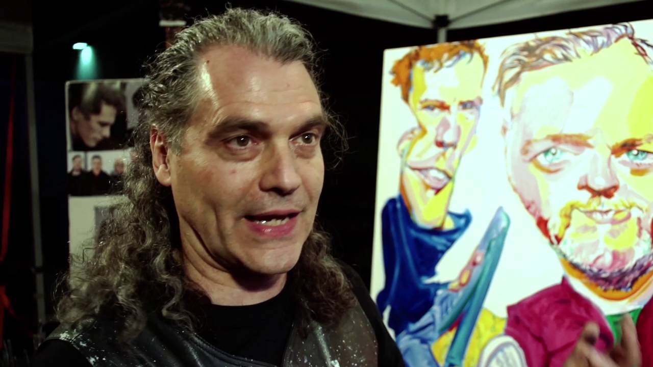 Philip Burke Paints Live at Artpark! - YouTube