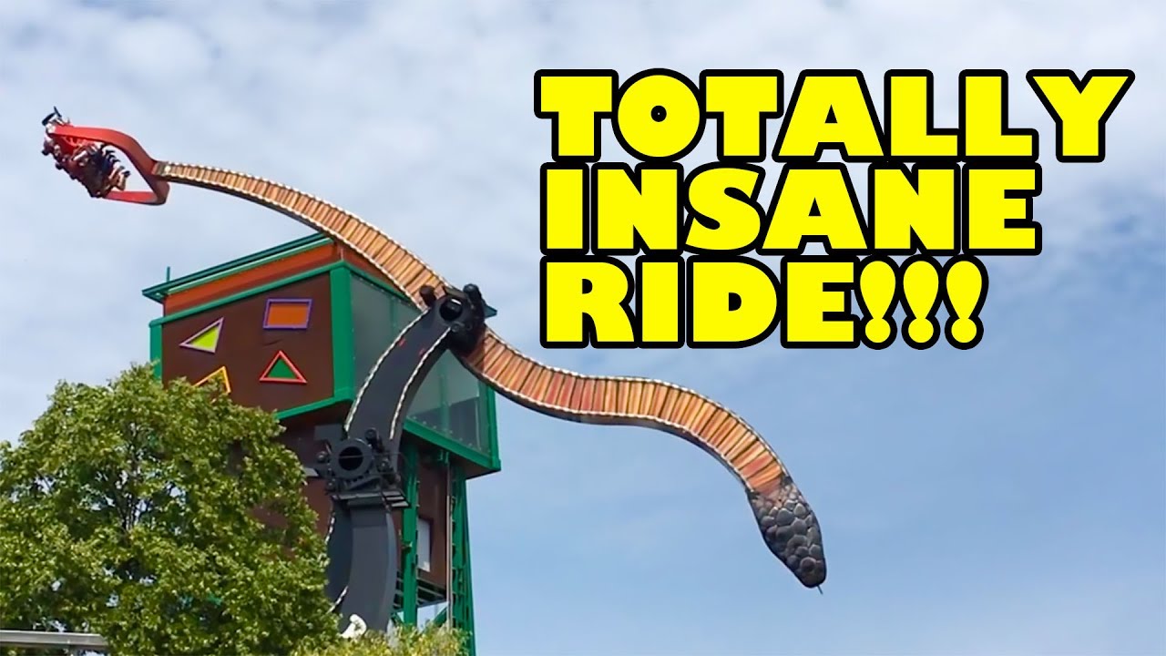 Insane Spinning Black Cobra Ride Wiener Prater Austria - YouTube