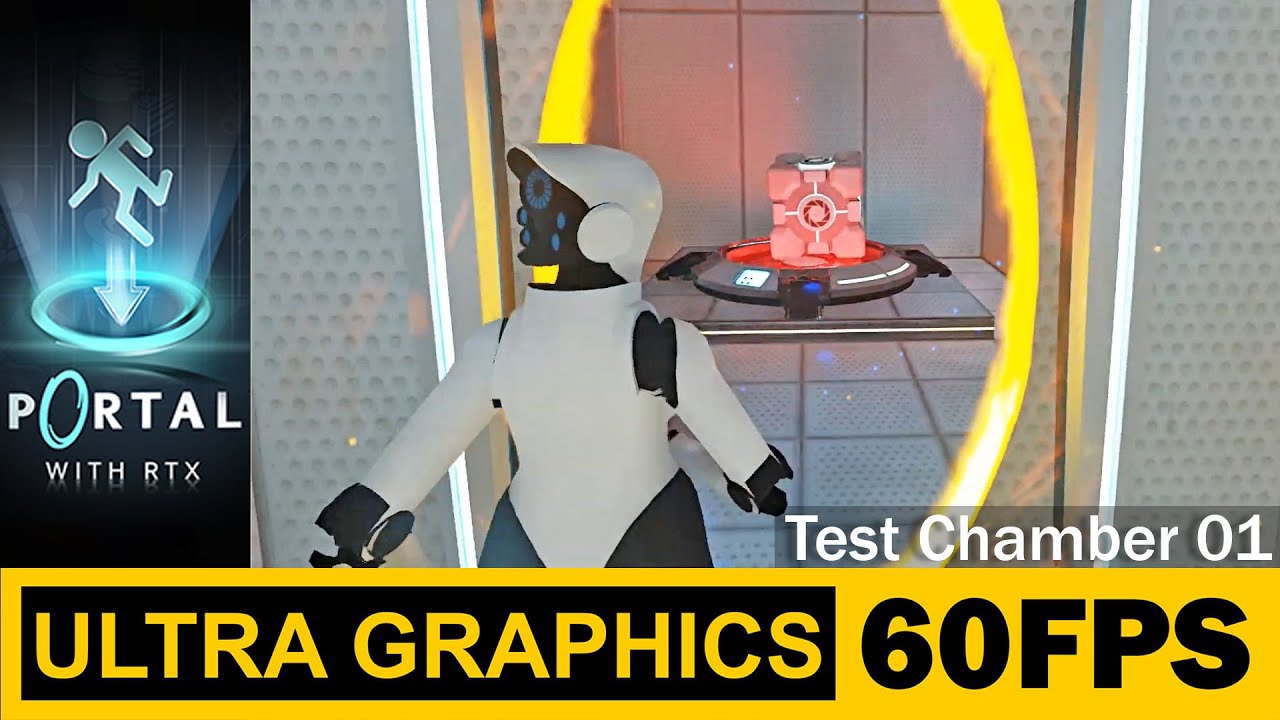 Test Chamber 01, Haydee in Portal with RTX, Walkthrough, Gameplay, No ...