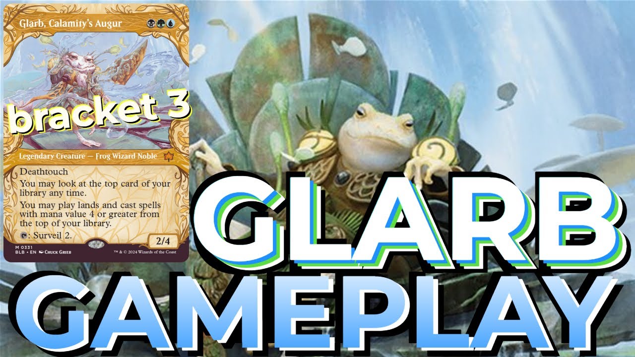 Frogs Dragons & Turtles OH MY! GLARB EDH Gameplay Calamity's Augur How ...