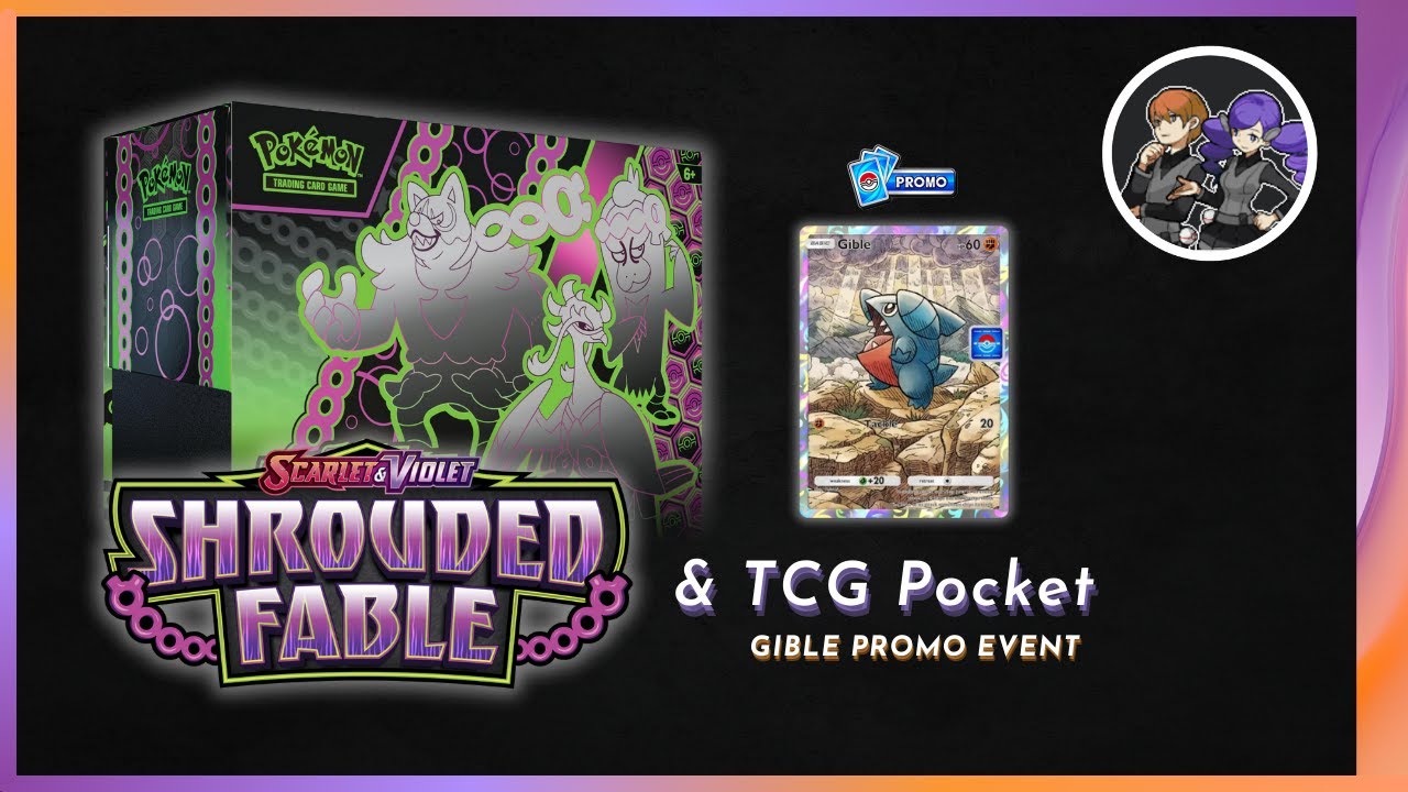 Shrouded Fable Etb Unboxing And Tcg Pocket Gible Promo Event Youtube