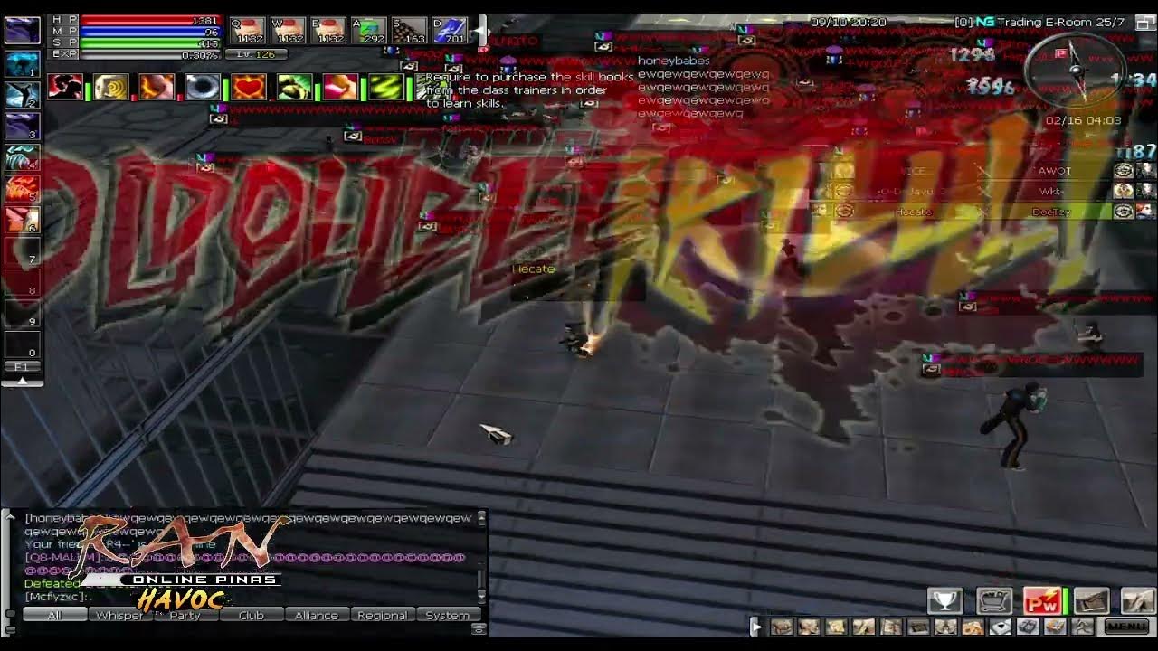 Ran Online Pinas ( Havoc ) RAID TEAM CW 9/10/22 221 KILLS - YouTube