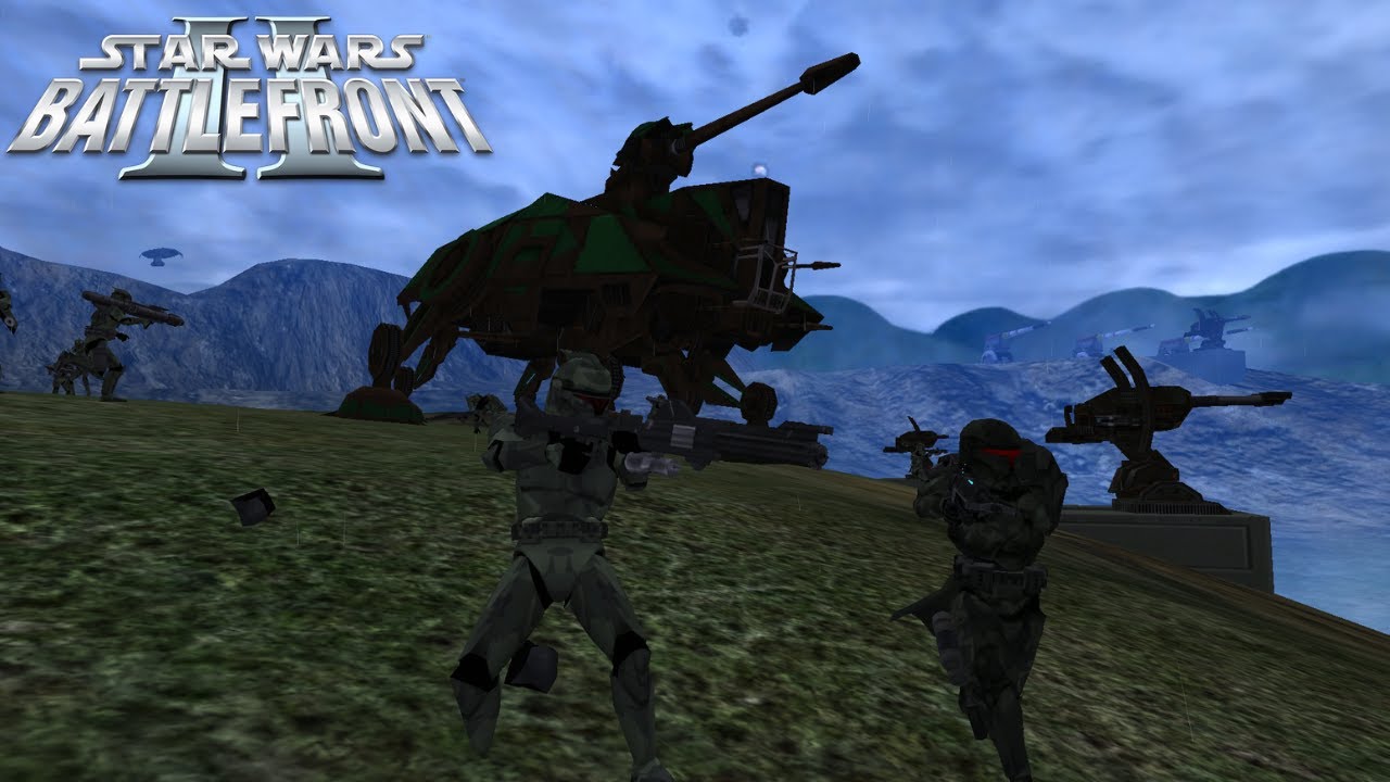 Star Wars Battlefront 2 (2005)- Big Battle 3.0 Map Mod | Republic - YouTube