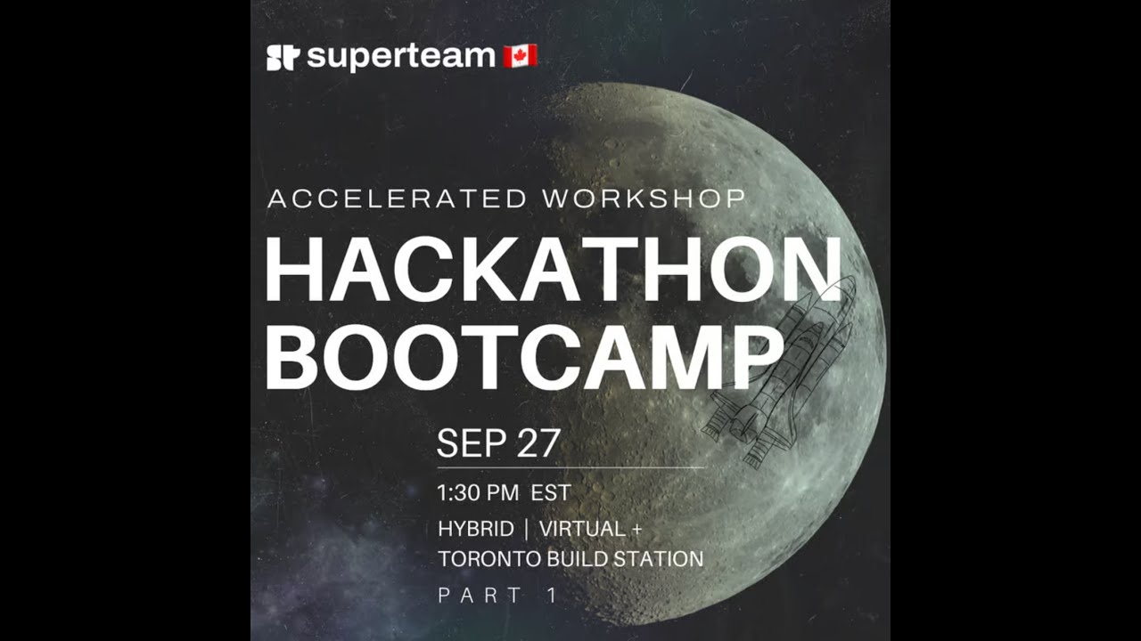 Hackathon Bootcamp: Accelerated Workshop Part I - YouTube