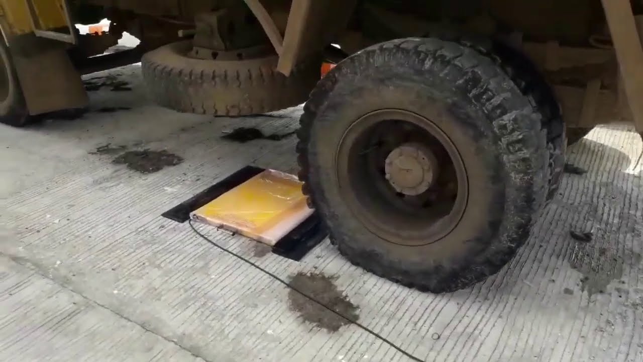 Axcel Load Test Of Construction Vehicles | Portable Axcel Pad - YouTube