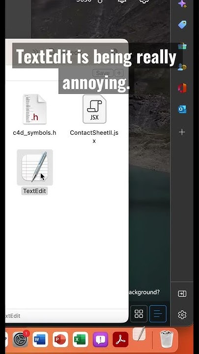 TextEdit is being really annoying #shorts - YouTube