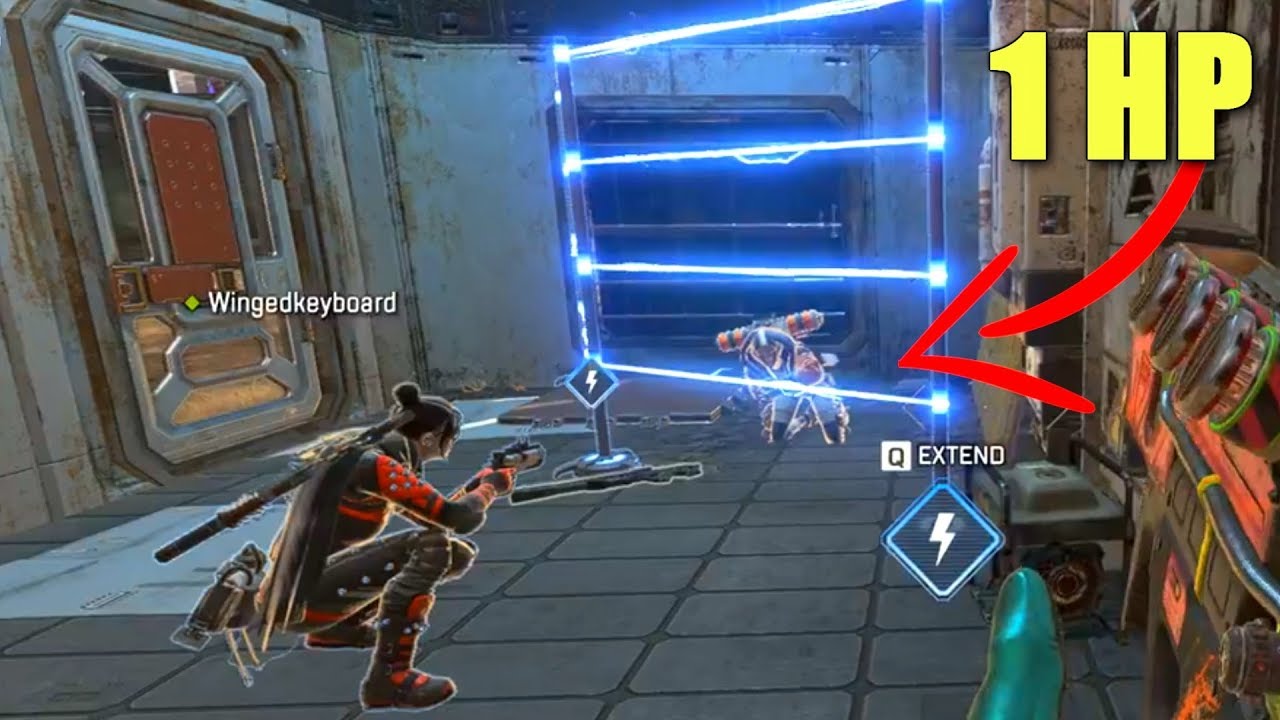 Wattson Traps Enemy Players in Apex Legends - YouTube