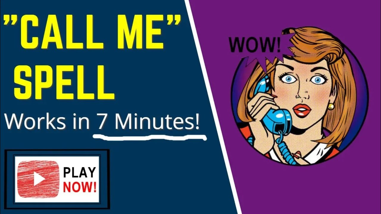 THEY'LL CALL - BEGGING FOR YOU!! | Love Spells - YouTube