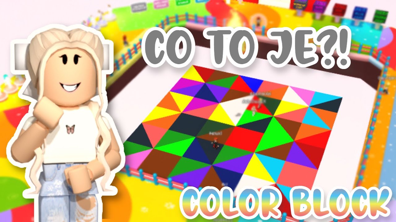 Hraju *COLOR BLOCK* 🍭| ROBLOX - Color Block - YouTube