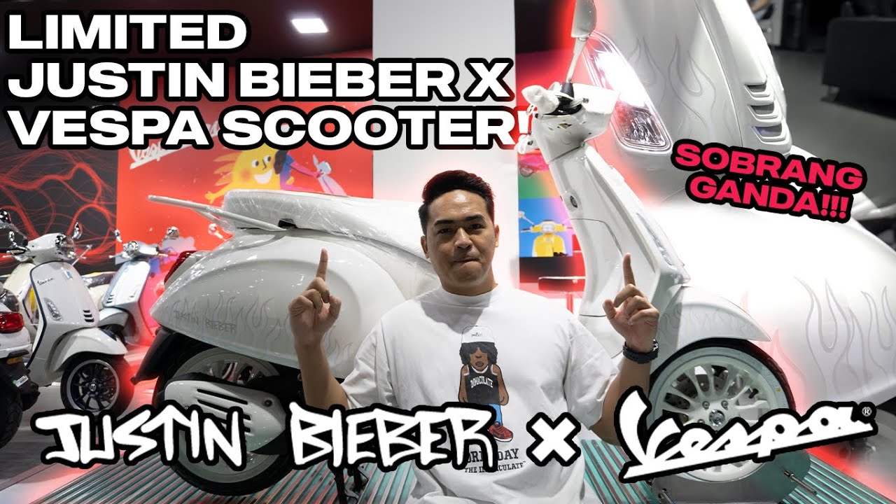 FIRST LOOK ON JUSTIN BIEBER X VESPA LIMITED EDITION AT VESPA LA UNION ...