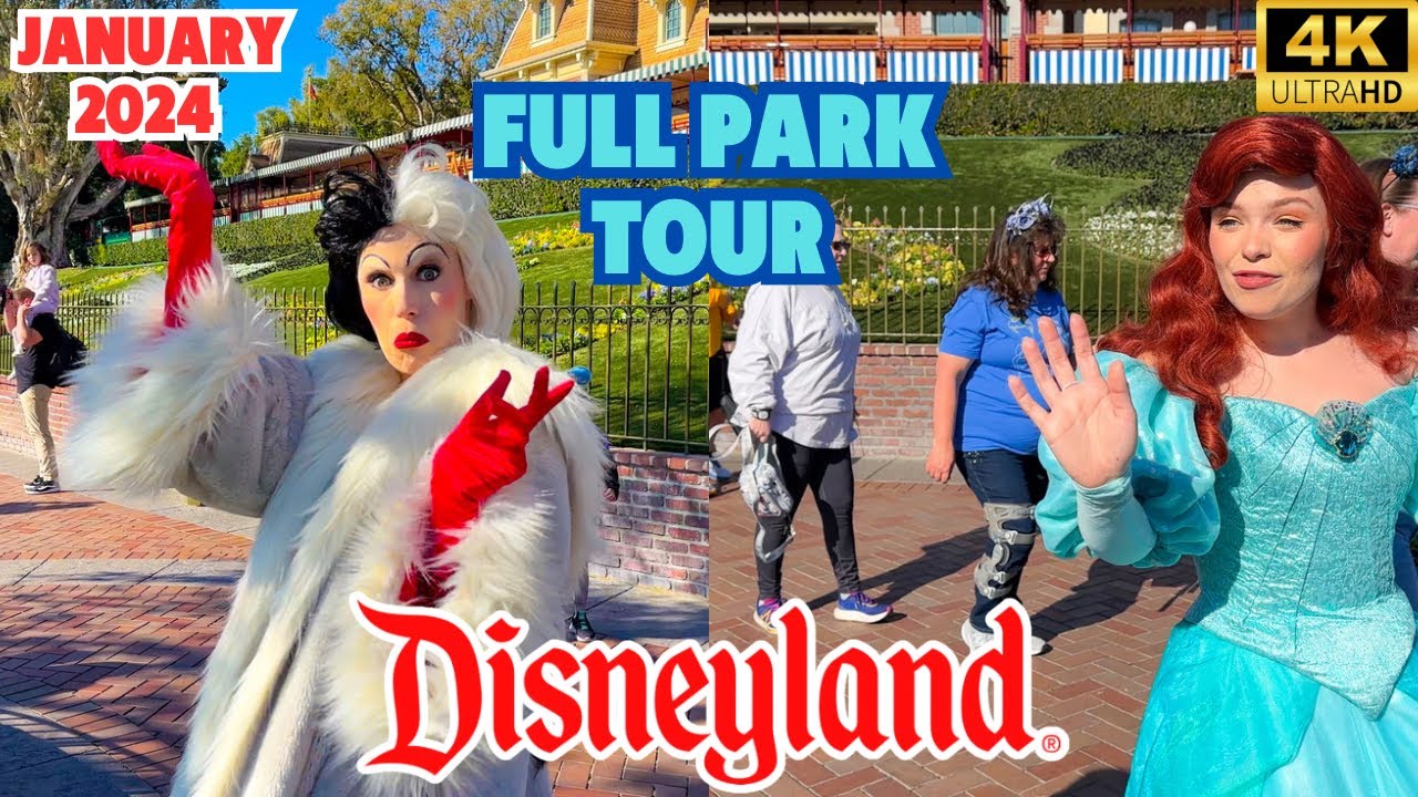 Disneyland January 2024 Walkthrough at the Disneyland Resort - YouTube