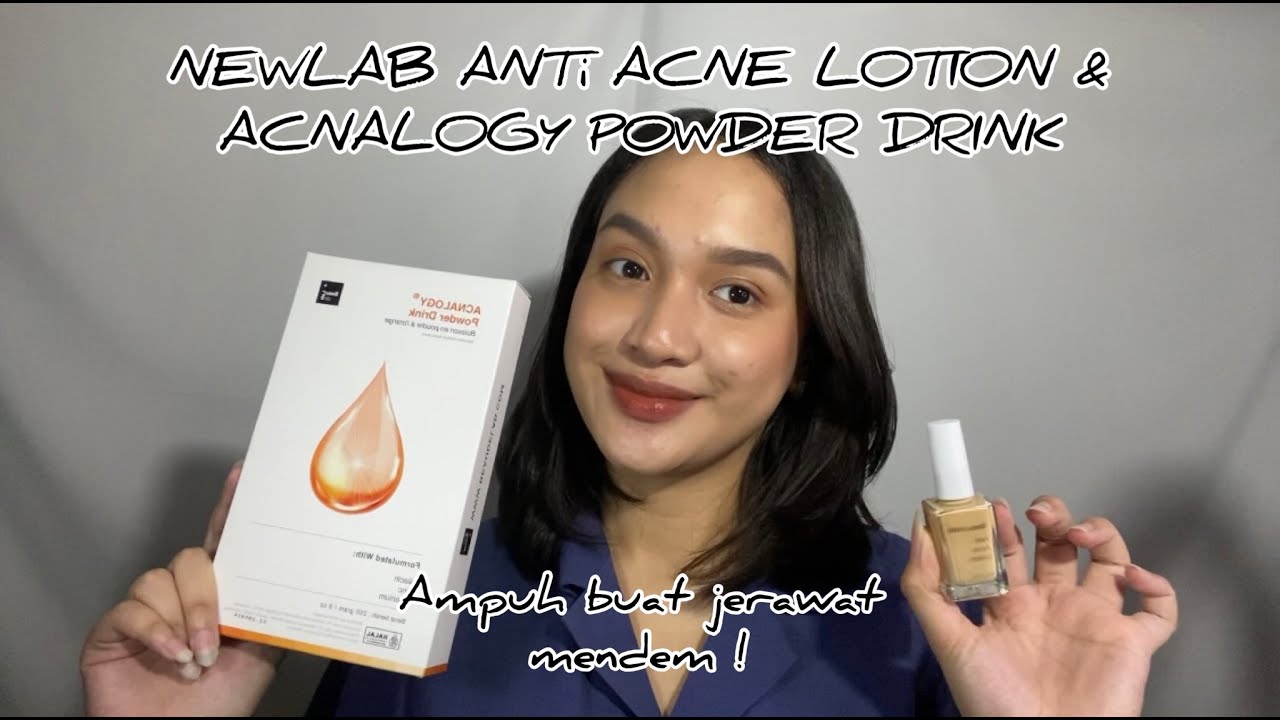 NEWLAB (BEAUDELAB) REVIEW PEMAKAIAN 2 MINGGU ACNALOGY POWDER DRINK ...