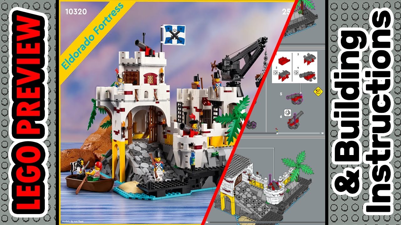 PREVIEW: 10320, LEGO Eldorado Fortress & Building Instructions! LEGO ...