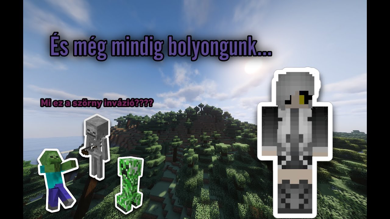 Még mindig bóklászunk 🥹 || Minecraft túlélő #2 - YouTube