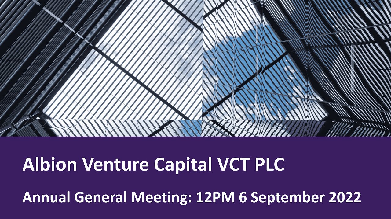 Albion Venture Capital Trust PLC AGM 2022 - YouTube