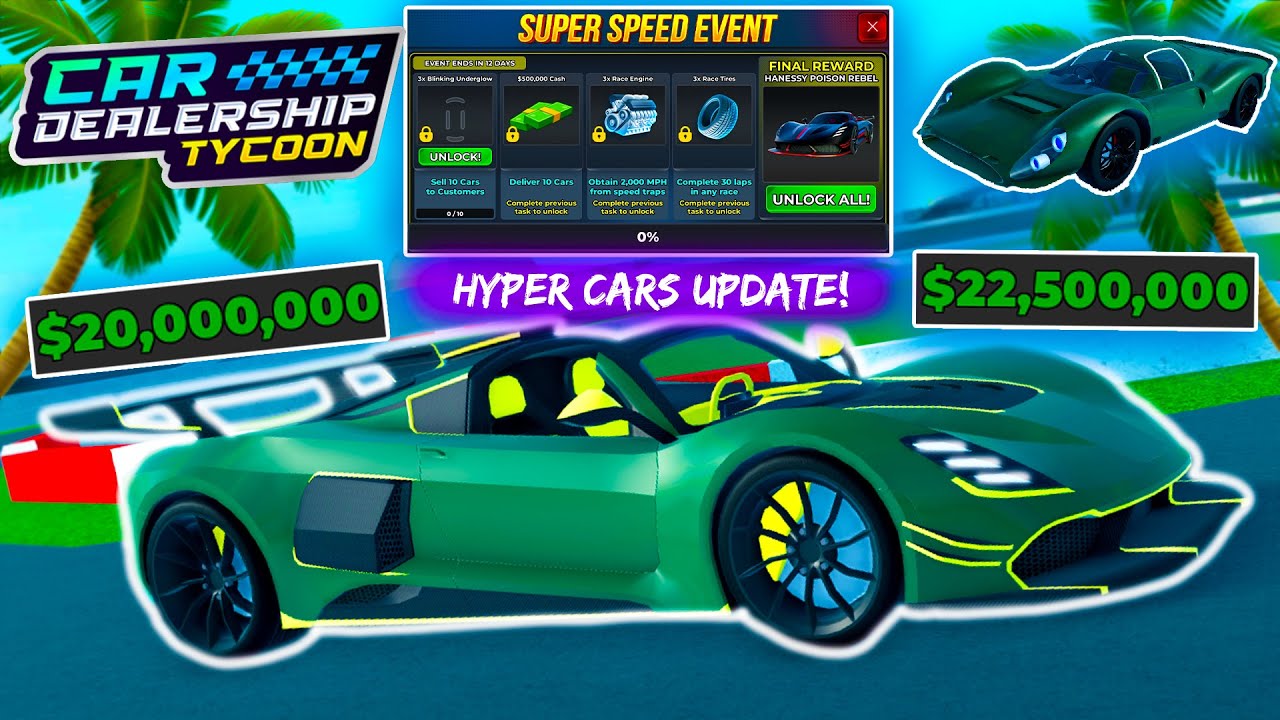 🔥3 НОВЫХ ГИПЕР АВТОМОБИЛЯ + КАК ПРОЙТИ ИВЕНТ SUPER SPEED!! *ОБЗОР ...