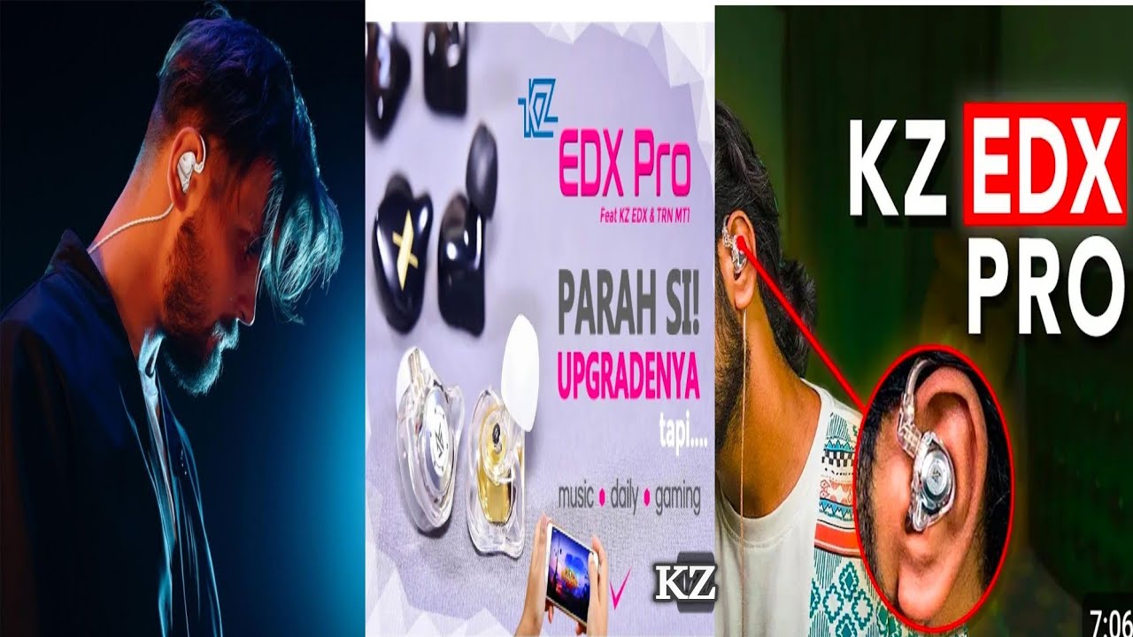 KZ ZSN pro vs KZ EDX pro in ear monitors | with audio simulation ...