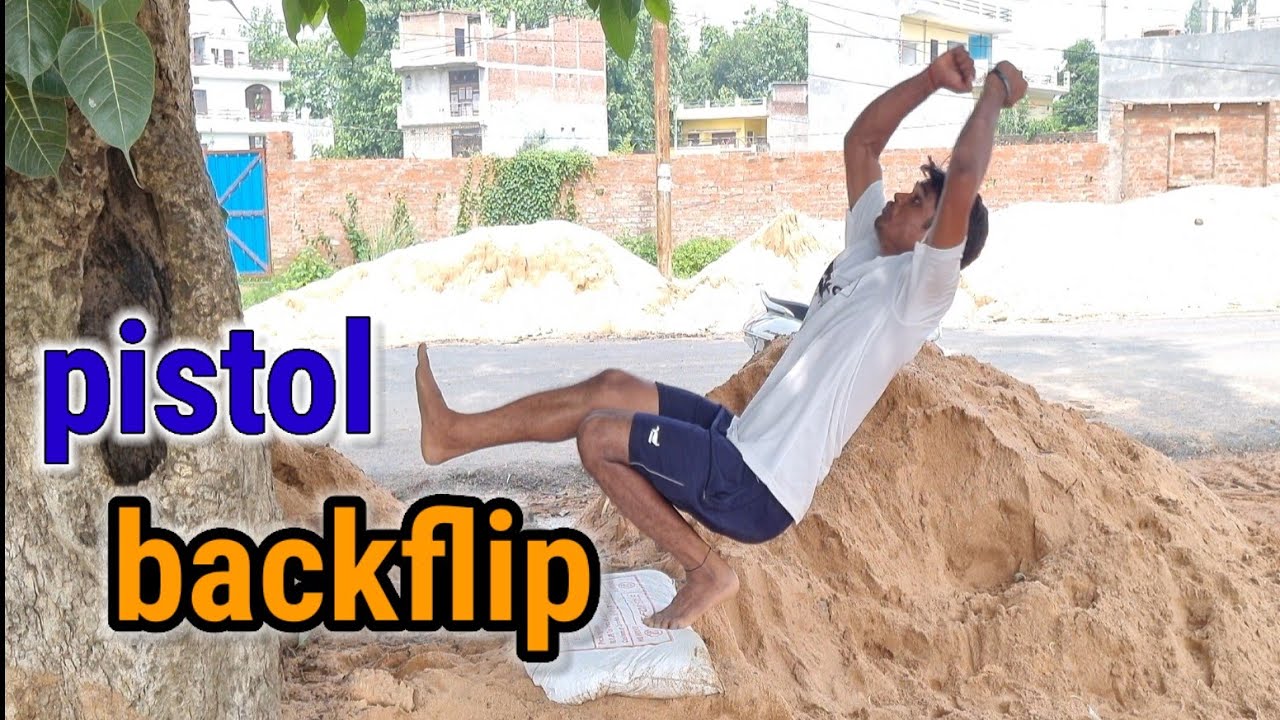 backflip tutorial /pistol backflip/ one leg backflip #parkour #flip ...
