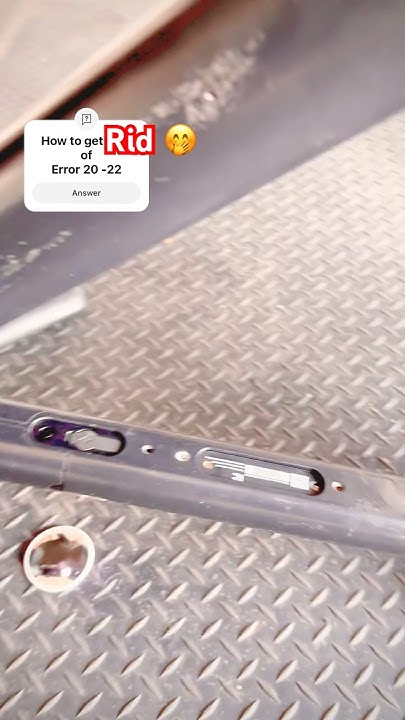 Vanmoof error 20 - 22 how find the problem - YouTube