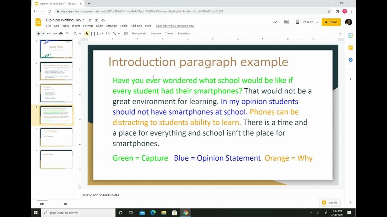 Opinion Writing Introduction Paragraph 4th Grade YouTube opinion-writing-introduction-paragraph-4th-grade-youtube