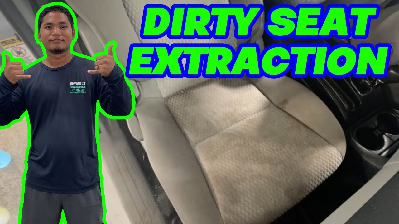 Dirty Seat Extraction 🤮 | Auto detail Guam | Stewart's Auto Garage ...
